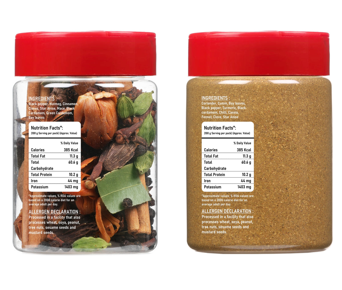Khada Garam Masala + Garam Masala Powder (Salt Free) – The Chef Co.